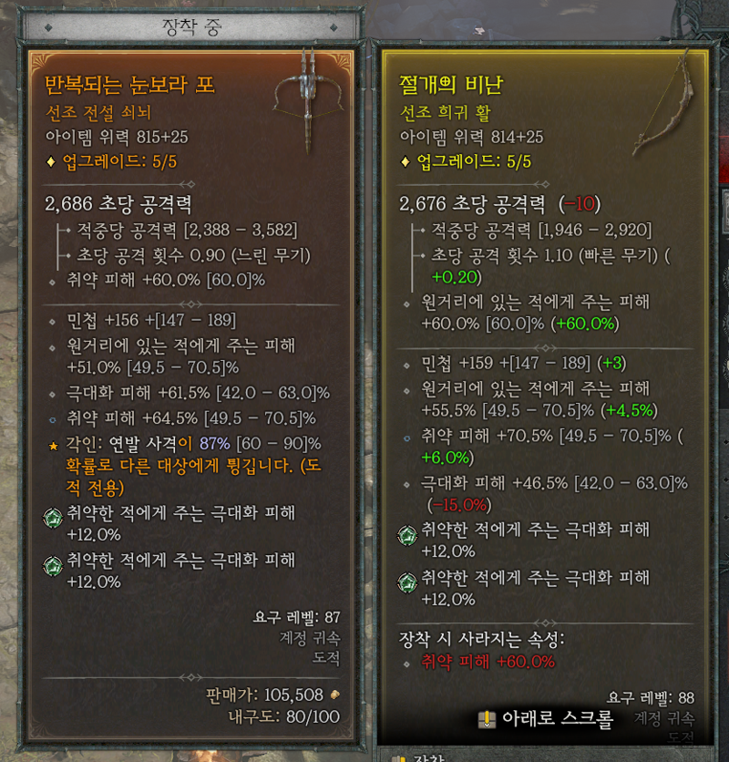 디아블로4 인벤 상점에서 이런 활이 디아블로4 인벤 도적 게시판