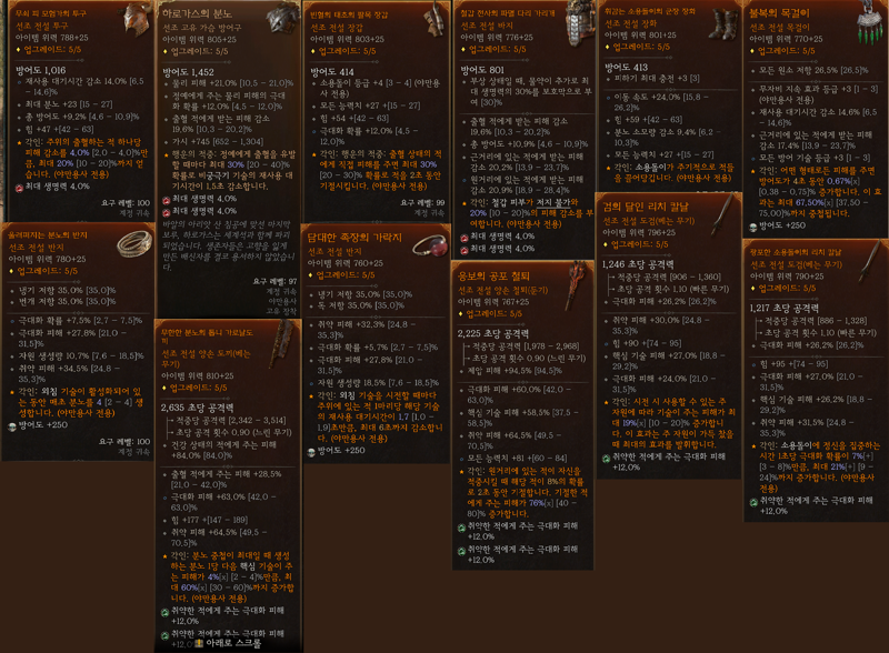 디아블로4 인벤 고단에서 먹히는 소용돌이 야만용사82단 디아블로4 인벤 야만용사 게시판