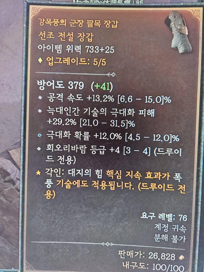 디아블로4 인벤 늑드루 템셋팅 봐주세요 디아블로4 인벤 드루이드 게시판