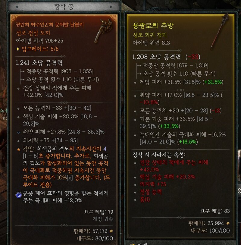 디아블로4 인벤 무기 바꿀만 할까요 디아블로4 인벤 드루이드 게시판