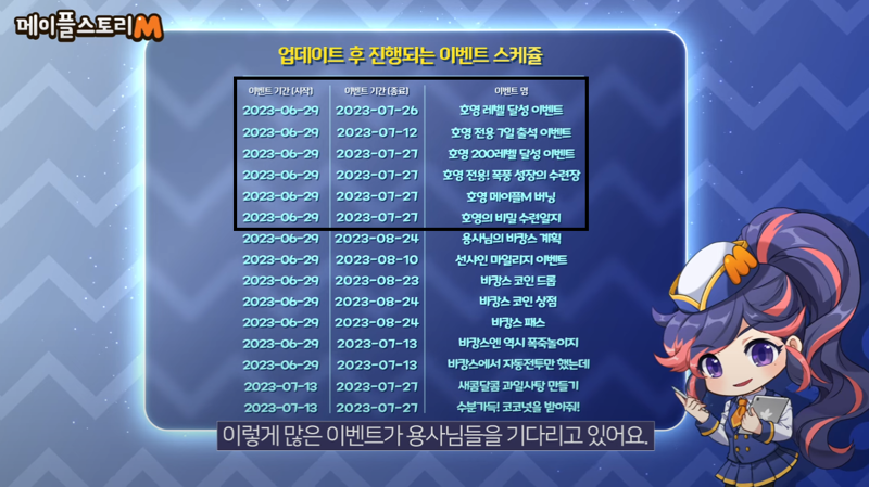 메이플스토리 인벤 메m 호영 육성 이벤트 메이플스토리 인벤 자유게시판