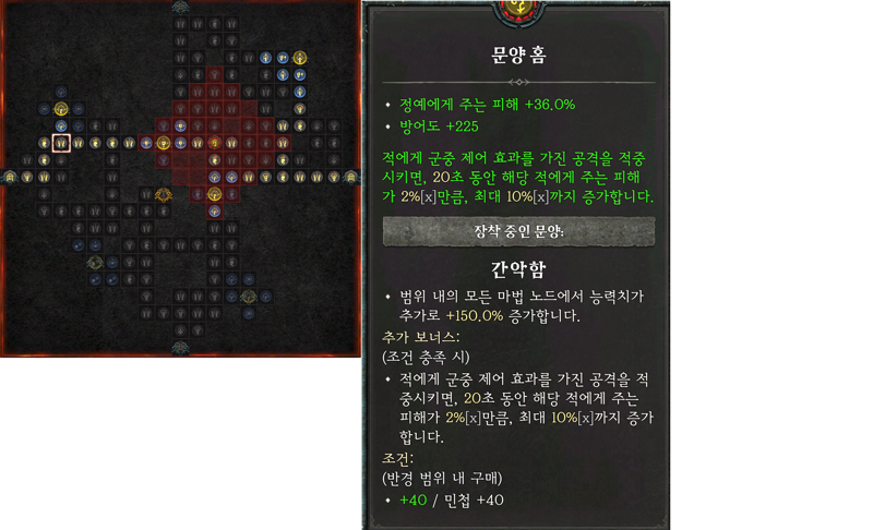 디아블로4 인벤 쌍덫 정복자노드 공유 디아블로4 인벤 도적 게시판