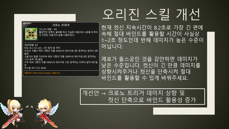 메이플스토리 인벤 제로 유저도 만들었다 흙손의 제로 6차 개선안 메이플스토리 인벤 자유게시판