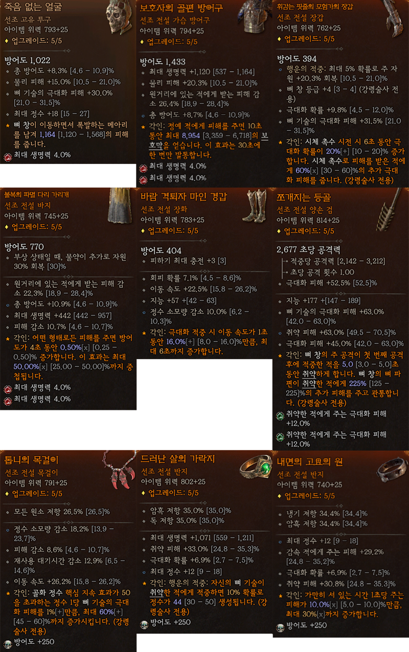 디아블로4 인벤 뼈창 우버 릴리트 클리어 및 세팅 디아블로4 인벤 강령술사 게시판
