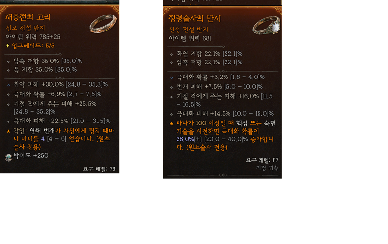 디아블로4 인벤 반지뭐가 나을까요 번개소서 디아블로4 인벤 원소술사 게시판