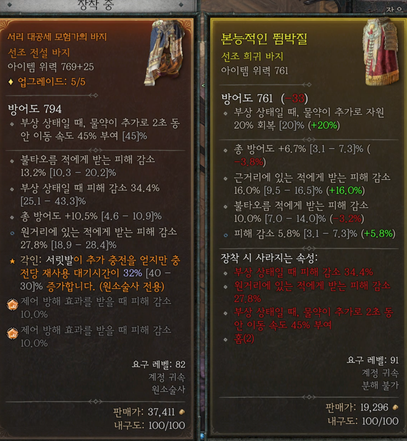 디아블로4 인벤 바지옵션 하나 뭐붙이는게 좋을까요 디아블로4 인벤 원소술사 게시판