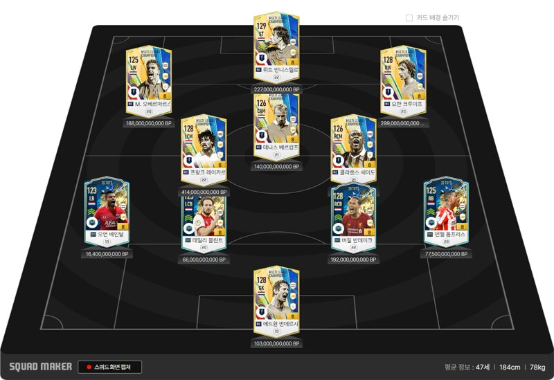 Fc 온라인 인벤 2조 네덜란드 금카 스쿼드 Fc 온라인 인벤 팀전술 평가 상담 게시판