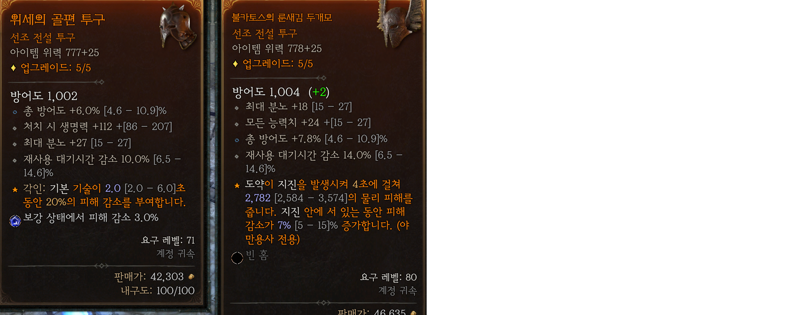 디아블로4 인벤 선망 바바 투구 뭐가 더 좋나요 재감 촤분 디아블로4 인벤 야만용사 게시판