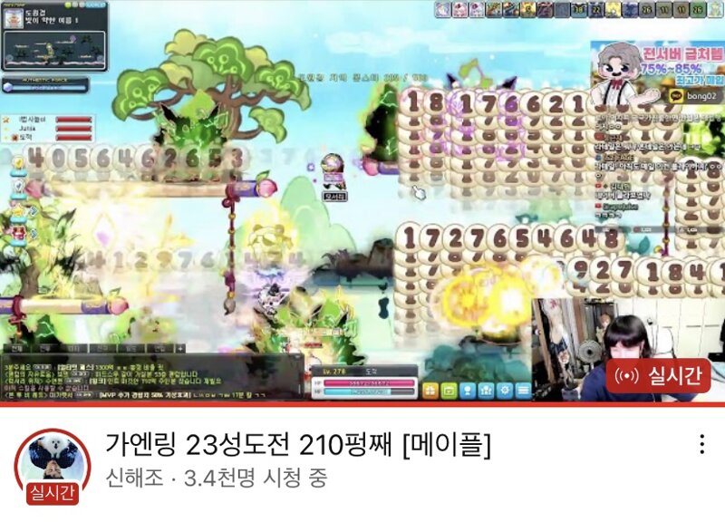 메이플스토리 인벤 해조는 진짜 운이 없는 듯 메이플스토리 인벤 자유게시판