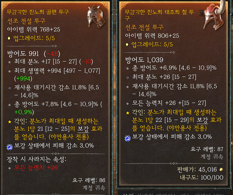 디아블로4 인벤 선망 투구 선택장애 디아블로4 인벤 야만용사 게시판