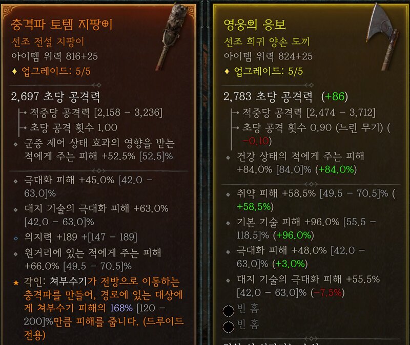 디아블로4 인벤 상점판 양손 도끼 봐주세요 디아블로4 득템자랑 게시판