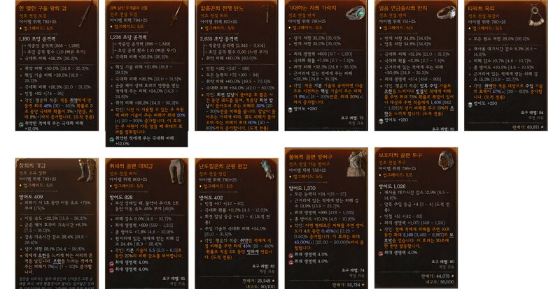 디아블로4 인벤 암흑 주입 회칼 세팅 공유할게요 디아블로4 인벤 도적 게시판
