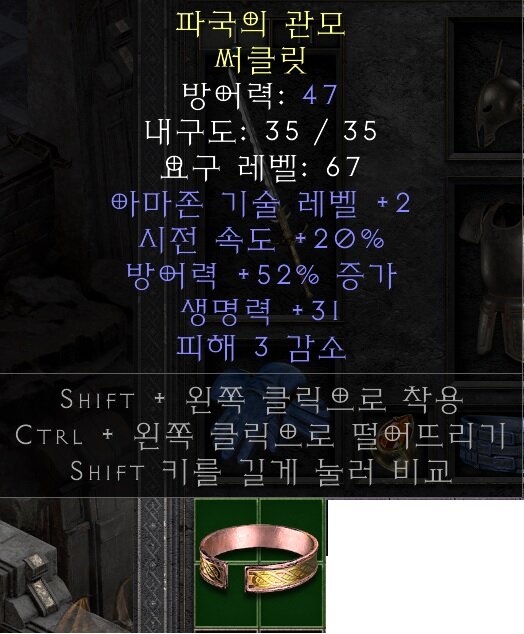 아마존 투구 환 득 디아블로2 스크린샷 게시판 디아블로2 인벤