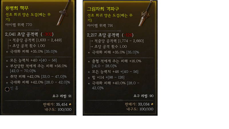 디아블로4 인벤 선망용 양손검 선택좀 부탁드립니다 디아블로4 인벤 야만용사 게시판