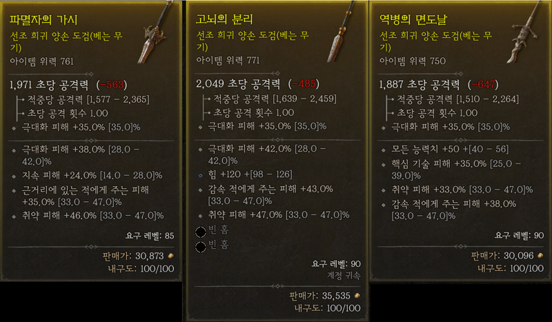 디아블로4 인벤 양손 무기 선택 도와주세요 디아블로4 인벤 야만용사 게시판
