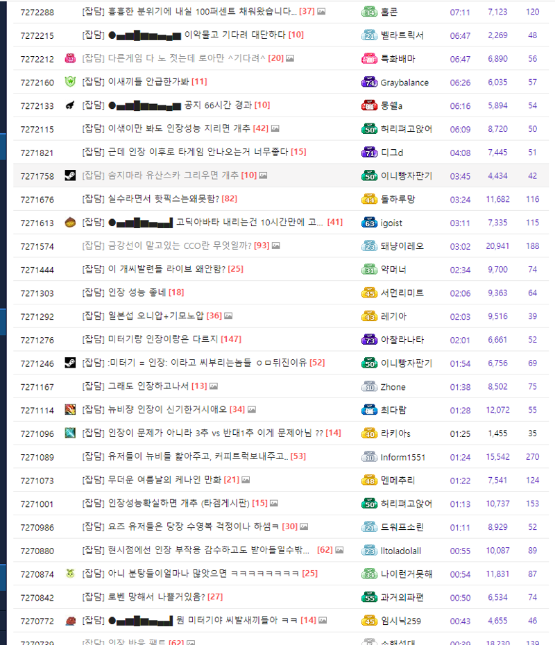 인장 시스템 도입후 결과 볼텍스 게이밍