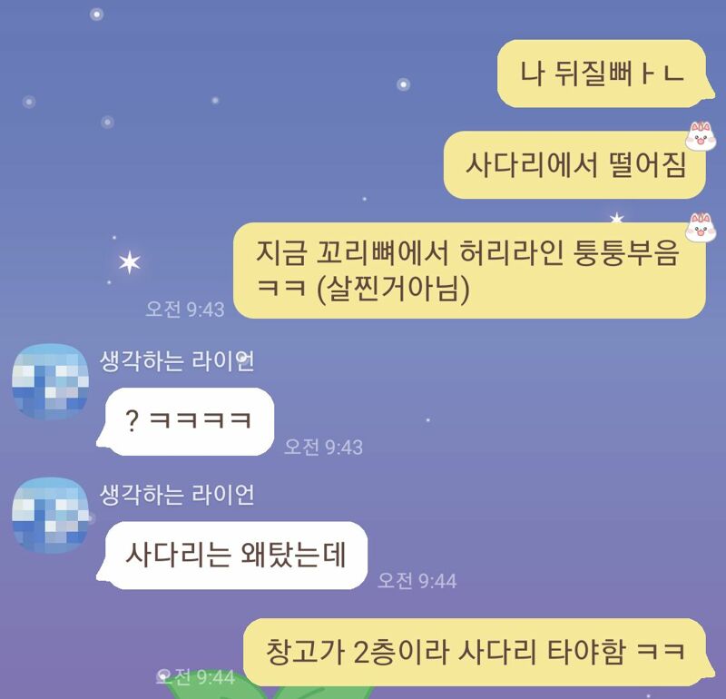 메이플스토리 인벤 사다리에서 떨어져서 뼈에 금 갔음 메이플스토리 인벤 자유게시판