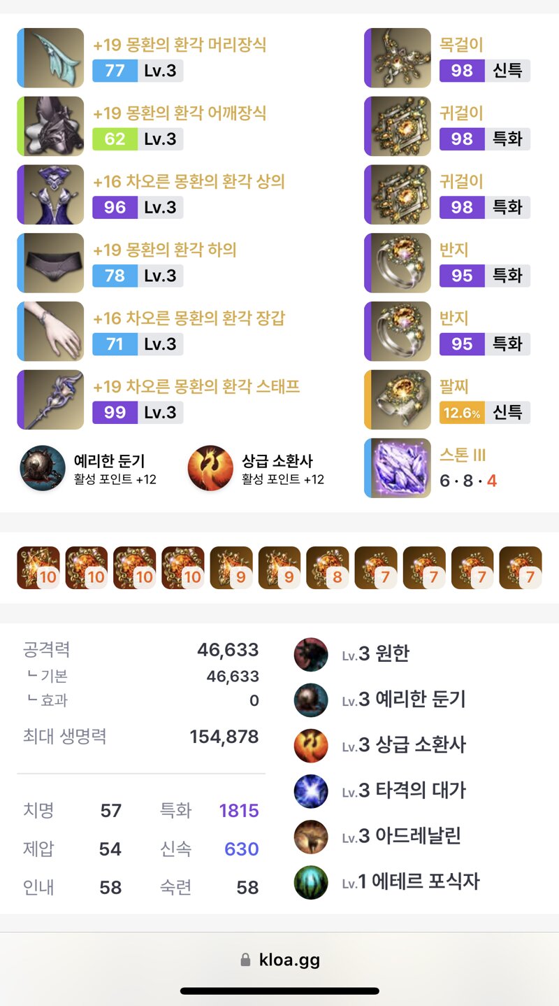 로스트아크 인벤 상아탑 노말 갈수 있을까용ㅠ 로스트아크 인벤 서머너 게시판