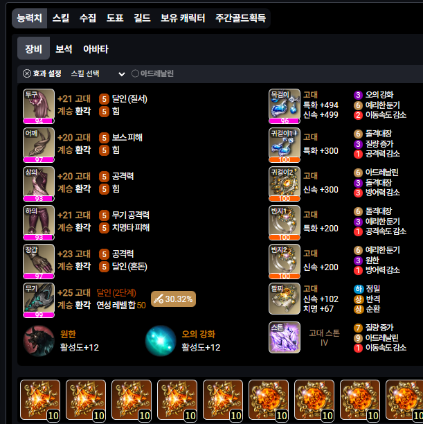 로스트아크 커뮤니티 화제 엘릭서 이정도면 30추 가능 Vortex Gaming