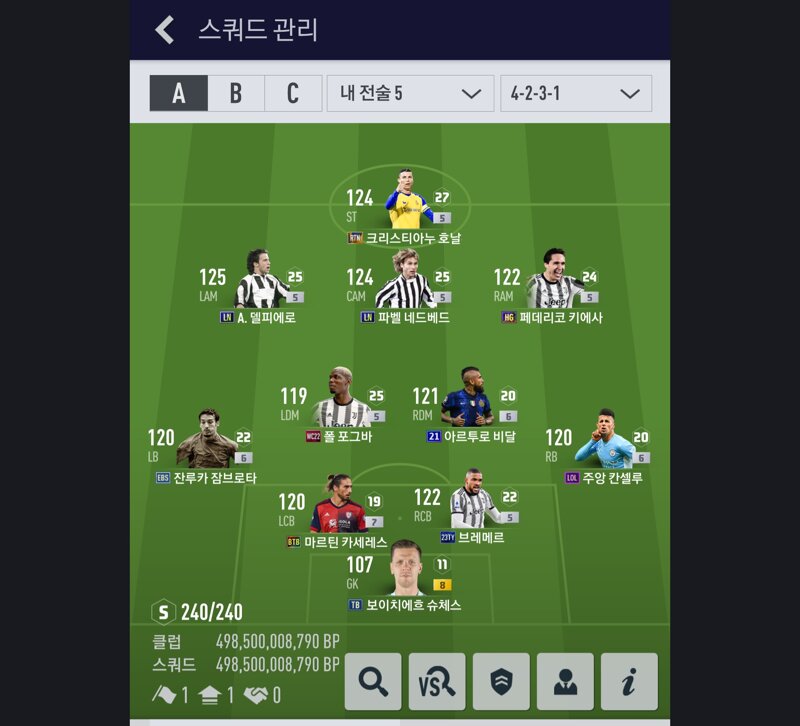 Fc 온라인 인벤 5000억 유벤투스 평가부탁드립니다 Fc 온라인 인벤 팀전술 평가 상담 게시판
