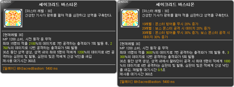 메이플스토리 인벤 팔라딘 테스트 서버 스킬 관련 내용 메이플스토리 인벤 전사 직업게시판