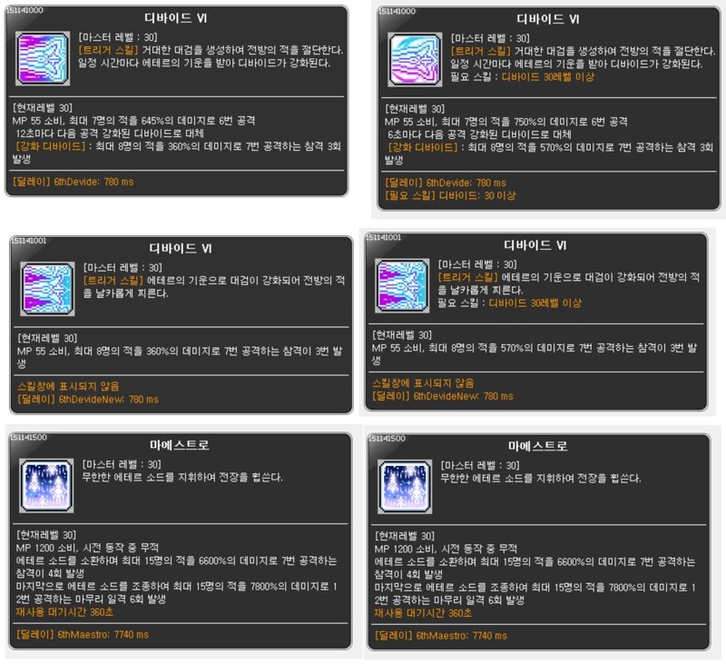 메이플스토리 인벤 아델 6차 변경 정리 메이플스토리 인벤 자유게시판