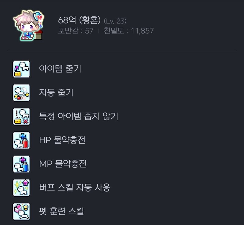 메이플스토리 인벤 자석펫 바겐세일 못참고 3석펫 맞춰버렸다 메이플스토리 인벤 자유게시판