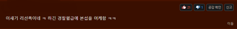 이젠 하다하다 경찰한테도 지랄하네 ㅋㅋㅋㅋㅋㅋㅋㅋㅋ 볼텍스 게이밍