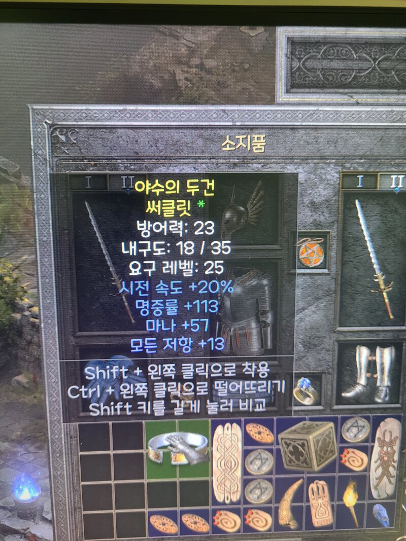 스킬이없어서 시세가 없겠죠 디아블로2 득템and자랑 게시판 디아블로2 인벤