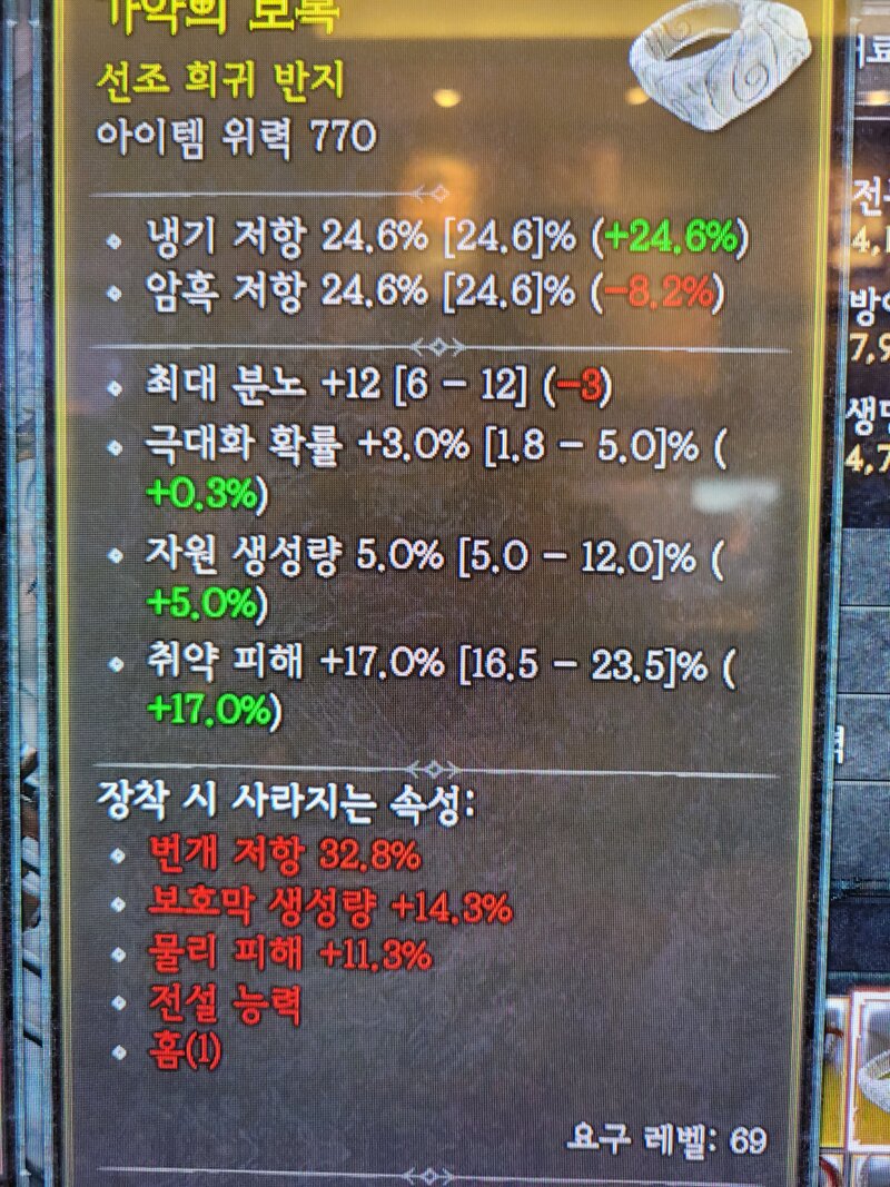 디아블로4 인벤 반지 먹었는데 뭘 돌리는게 낫나요 디아블로4 인벤 야만용사 게시판