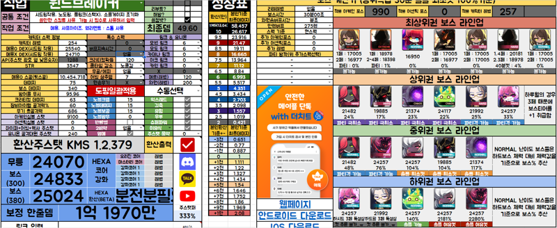 메이플스토리 인벤 환산 보스 컷 메이플스토리 인벤 질문과 답변 게시판