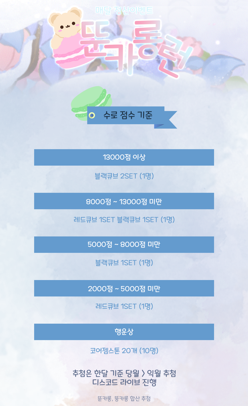 메이플스토리 인벤 ☪️루나 뚠카롱52p뚱카롱새침45p별카롱15p 플래그자유and길드복지♪ 메이플스토리 인벤 길드친구