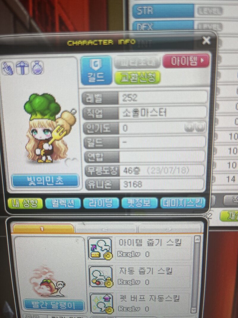 메이플스토리 인벤 뉴비 무릉 46층 깨왔어 메이플스토리 인벤 자유게시판
