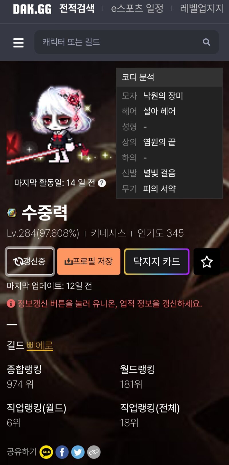 뭔 패치가 들어와도 구경도 못하는 사람 Vortex Gaming