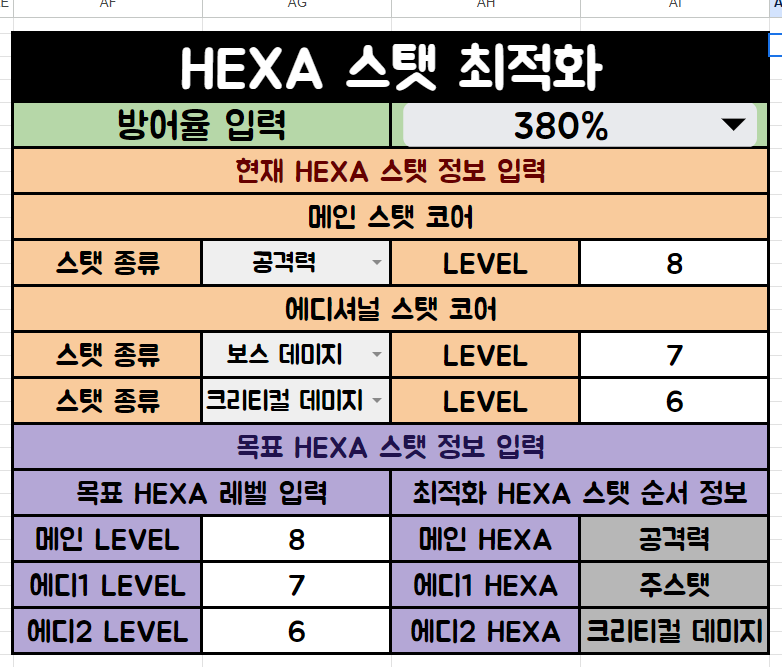 메이플스토리 인벤 헥사스텟 이거 맞나요 메이플스토리 인벤 자유게시판