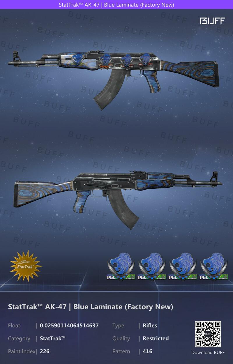팟벤 Ak 푸른합판 St 노스4장붙인거 팔아요 카스글옵csgo 파티