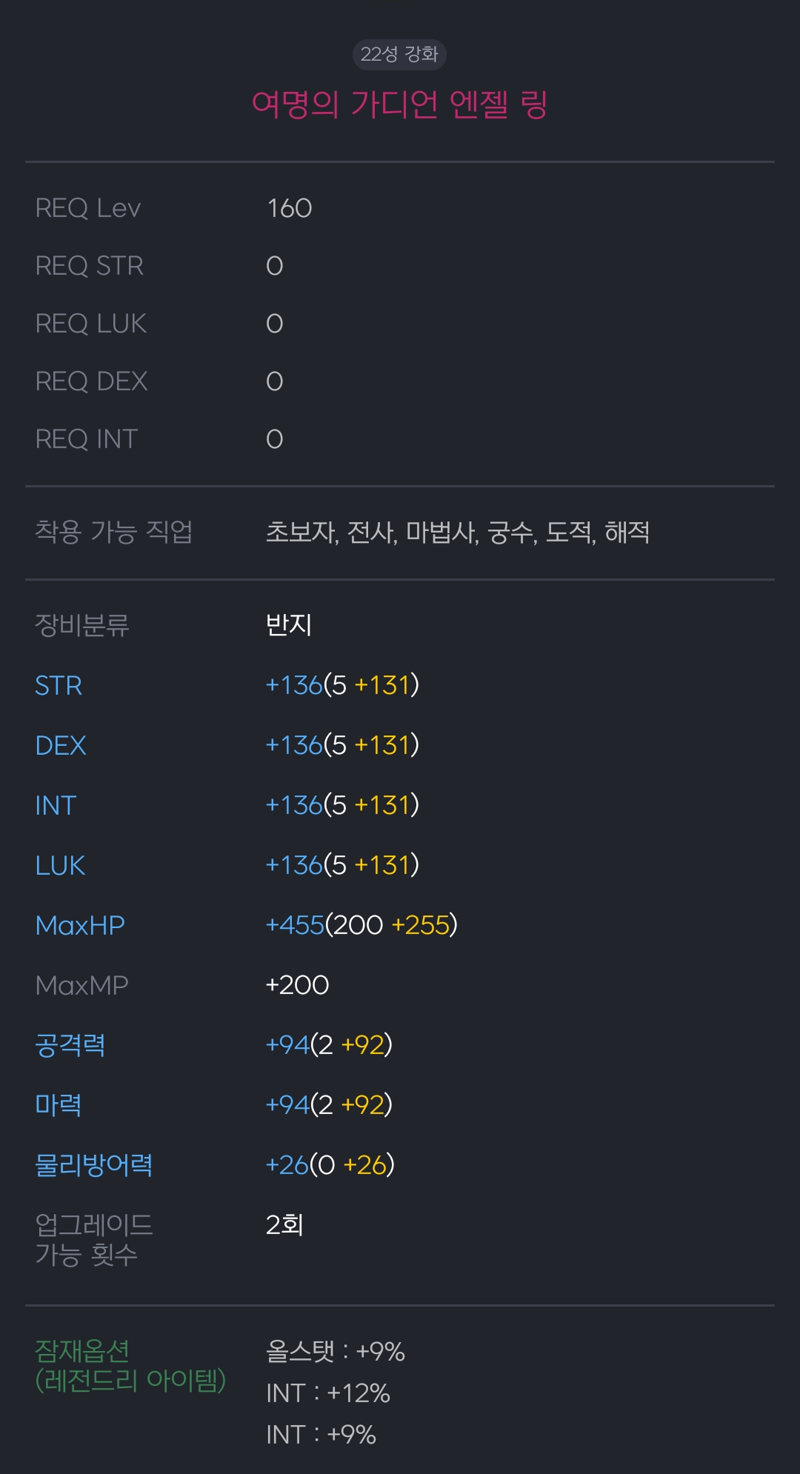 메이플스토리 인벤 장비창에 칠흑 흔적이 늘어나는 중 메이플스토리 인벤 리부트 게시판