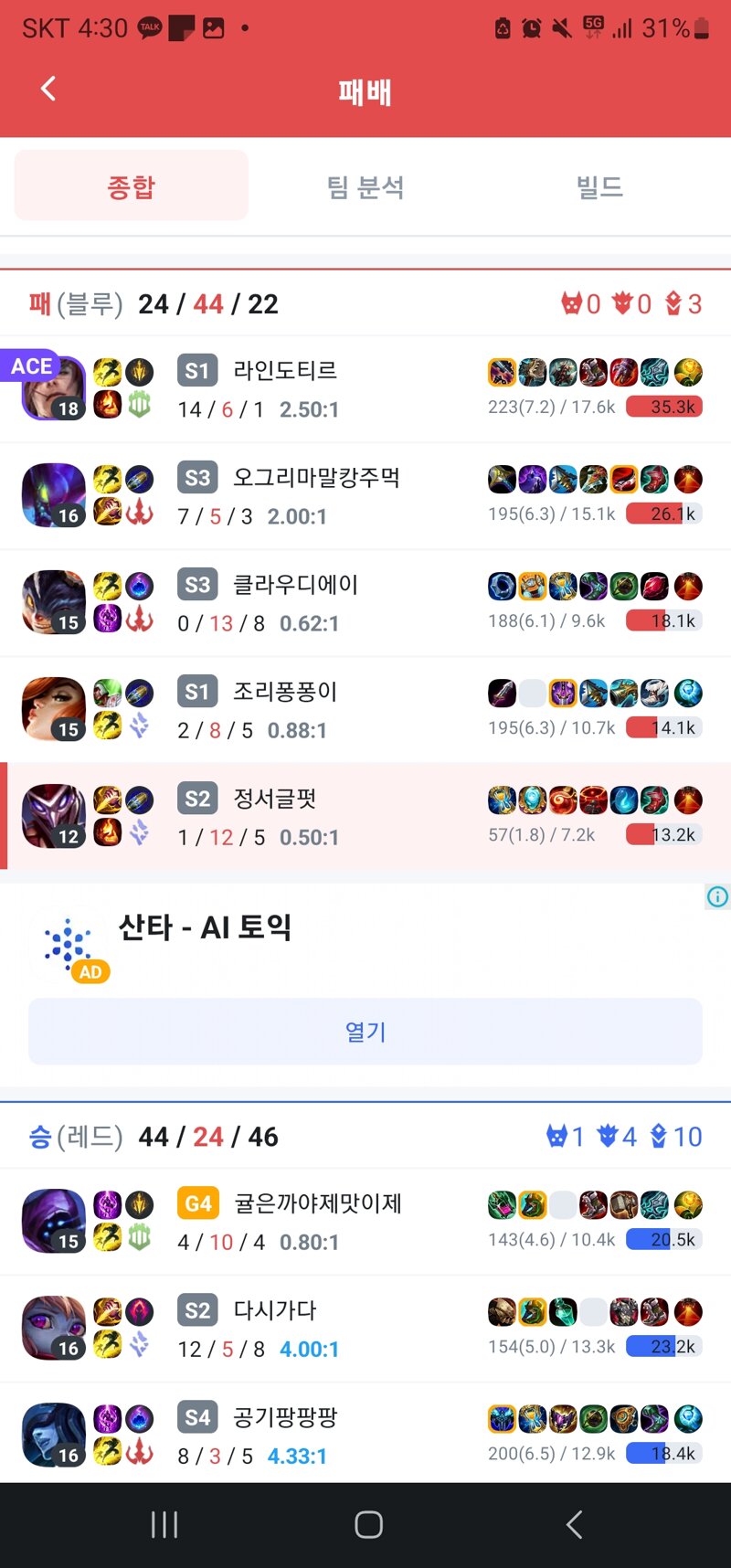 리그오브레전드 인벤 이사람 개트롤 아닌가요 왜 정지가 안되죠 Lol 정글 게시판