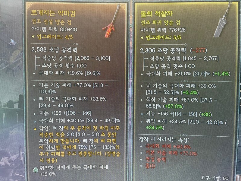 디아블로4 인벤 뼈창 둘중에 뭐써야할까요 디아블로4 인벤 강령술사 게시판