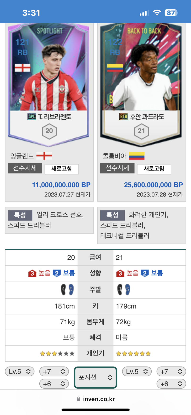 피파 온라인4 인벤 우측 풀백 당연빠따 오른쪽 피파 온라인4 인벤 자유게시판