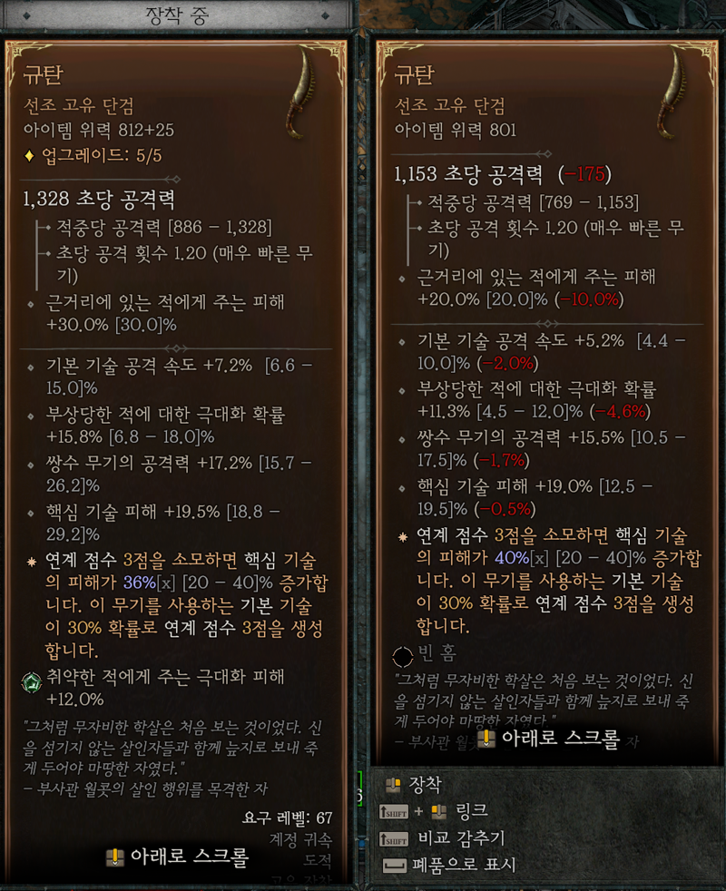 디아블로4 인벤 무기 조언 부탁드립니다 디아블로4 인벤 도적 게시판