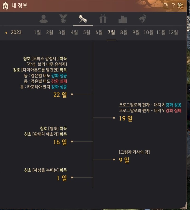 검은사막 강화자랑 동검별 처음으로 만들어봄 Vortex Gaming