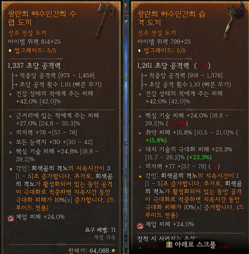 디아블로4 인벤 쳐부수기 무기 선택 부탁드려도 될까요 디아블로4 인벤 드루이드 게시판