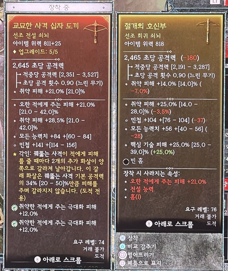 디아블로4 인벤 쇠뇌에 민첩 극피 둘중 뭐가 베스트인가요 디아블로4 인벤 도적 게시판