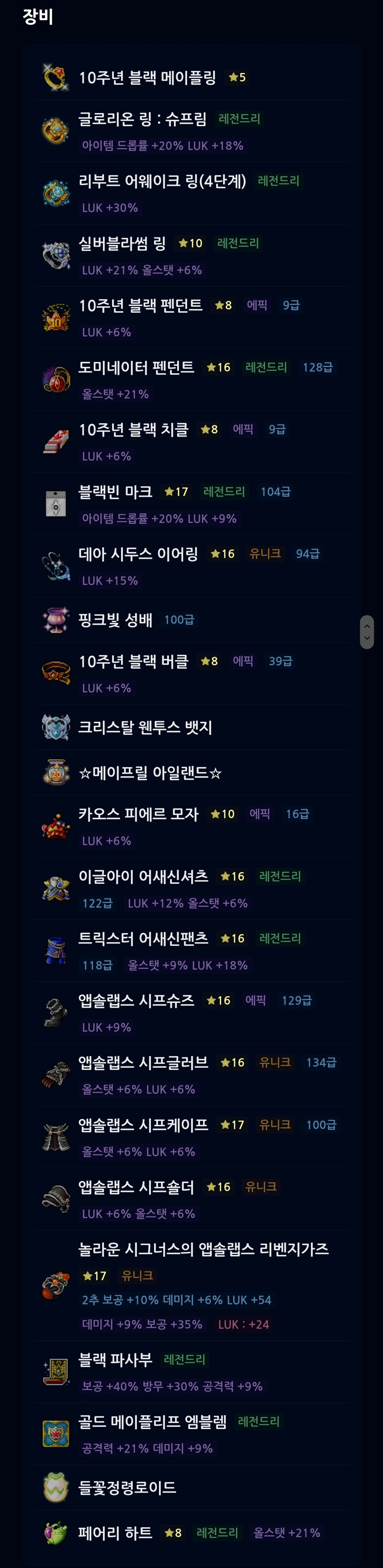 메이플스토리 인벤 시작한지 4달된 리린이 나로 방향성 참견좀 부탁드려요~ 메이플스토리 인벤 리부트 게시판