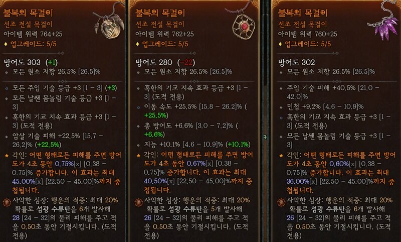 디아블로4 인벤 회칼 도적 목걸이 어느것이 나을까요 디아블로4 인벤 도적 게시판