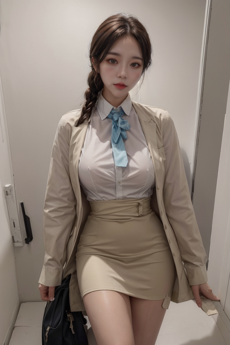 팟벤 스튜어디스 Ai 그림 팟벤