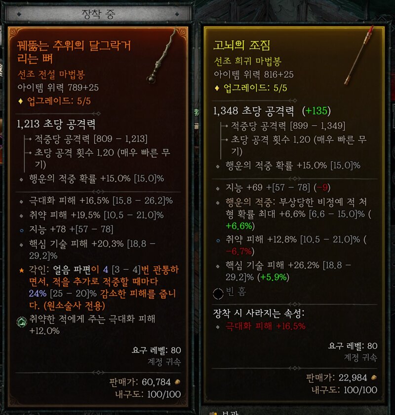 디아블로4 인벤 법봉 뭘쓸까요 디아블로4 인벤 원소술사 게시판