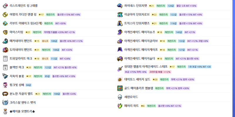 메이플스토리 인벤 환산48인분 있나요 메이플스토리 인벤 마법사 직업게시판