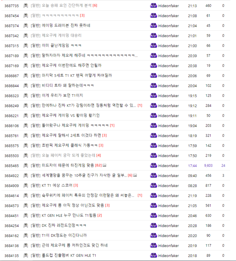 리그오브레전드 인벤 이새끼는 똥글 쌀때마다 돈받냐 Lole스포츠 이야기 게시판